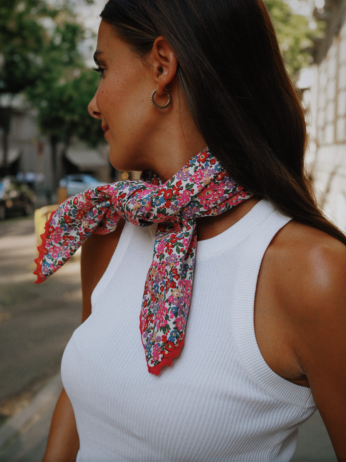 Belle scarf red – Cuckoo B