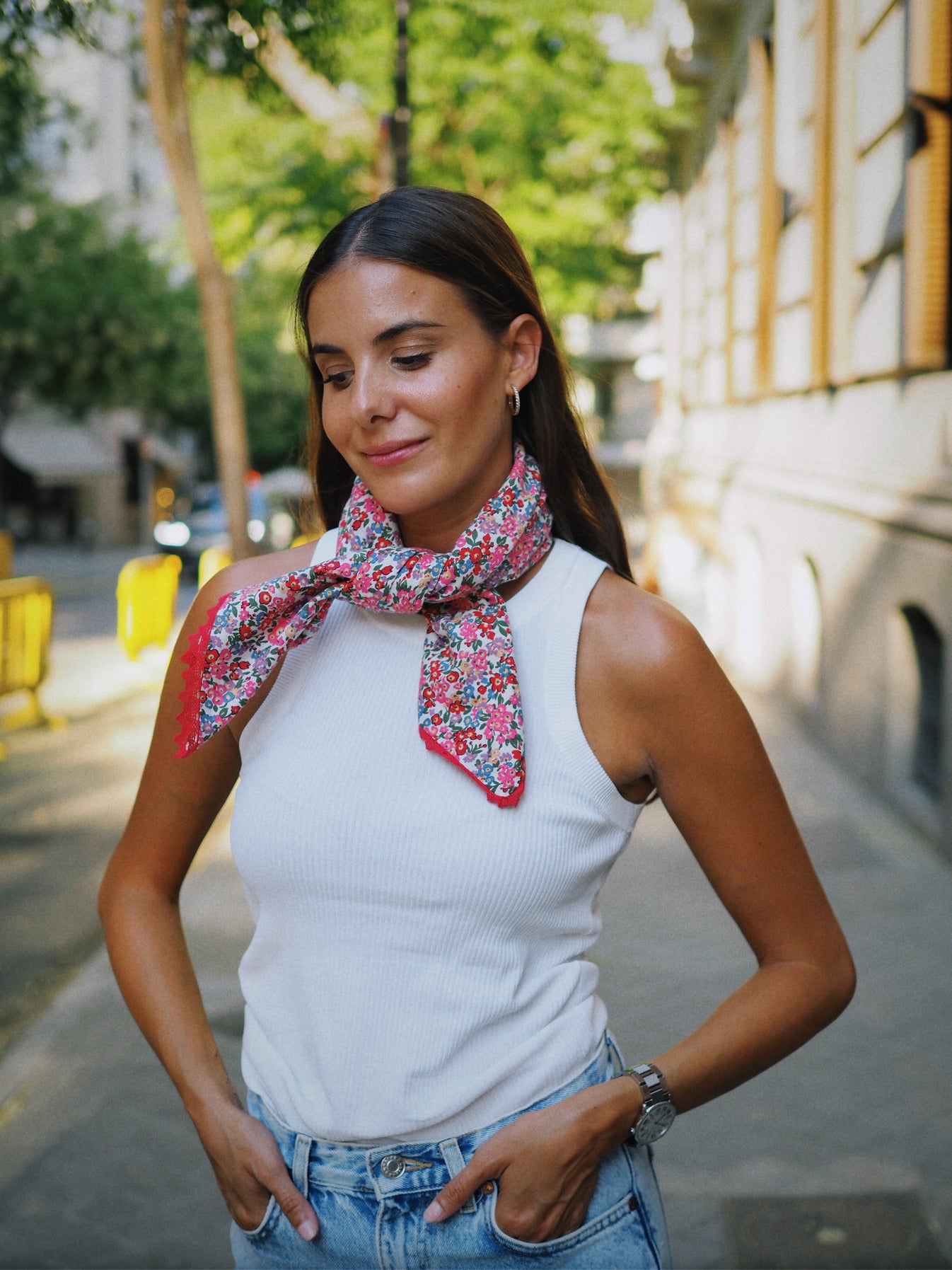 Belle scarf red – Cuckoo B