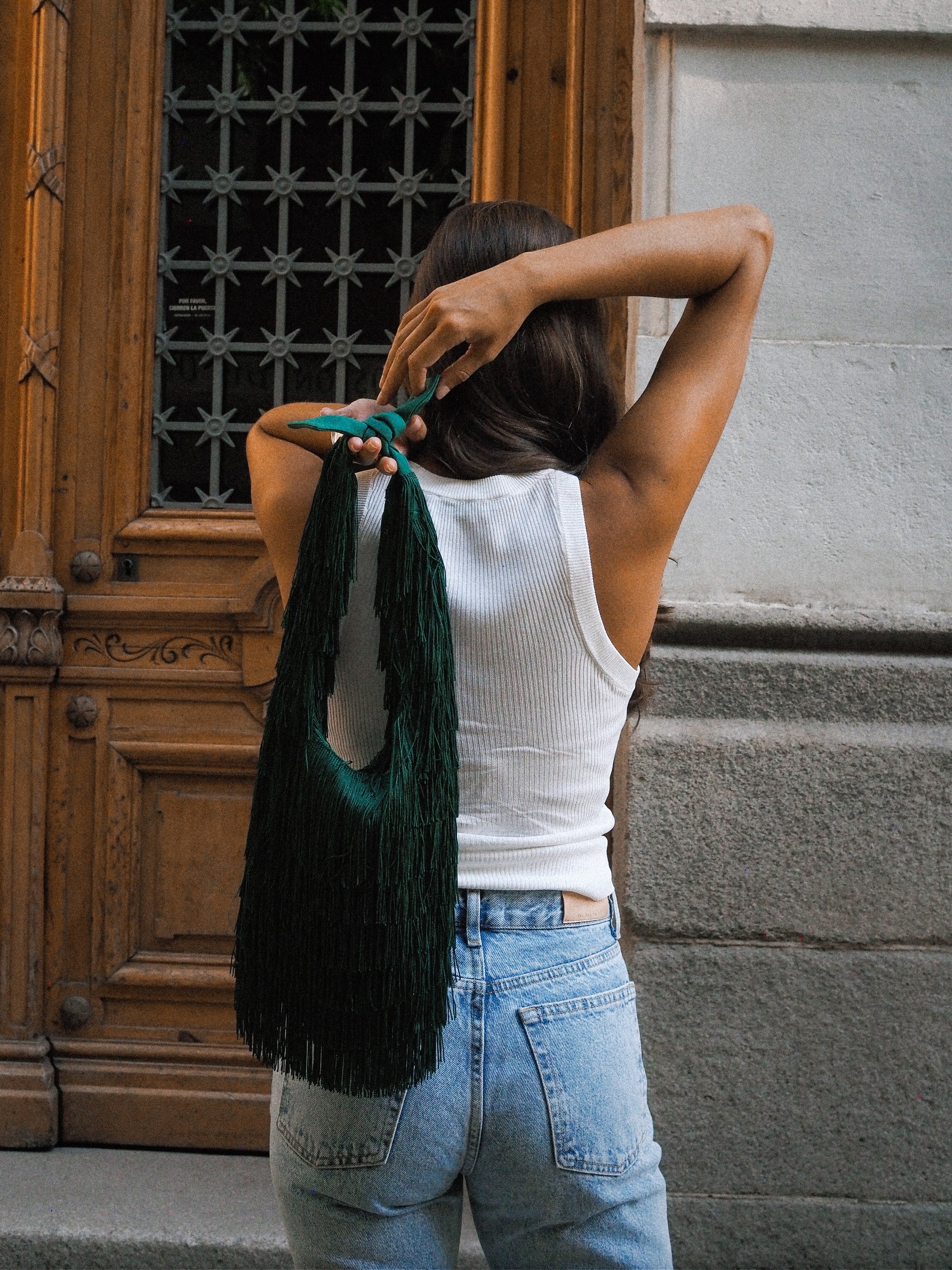 Grace bag emerald – Cuckoo B