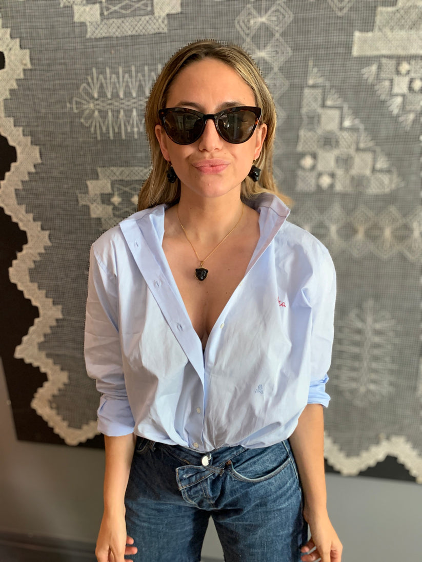 Cleo pendant necklace black – Cuckoo B